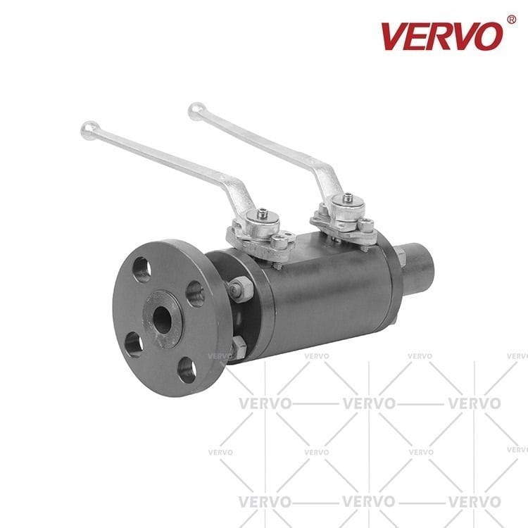Metal Seated DBB Ball Valve, 1 Inch, 300 LB, API 608, RF - Vervo