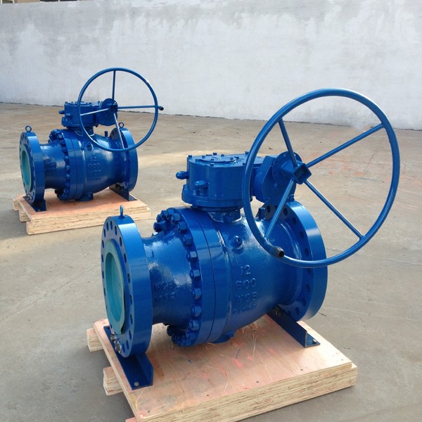 Two Pieces Ball Valve, ASTM A216 WCB, API 6D, 12 Inch, 600 LB, RF - Vervo